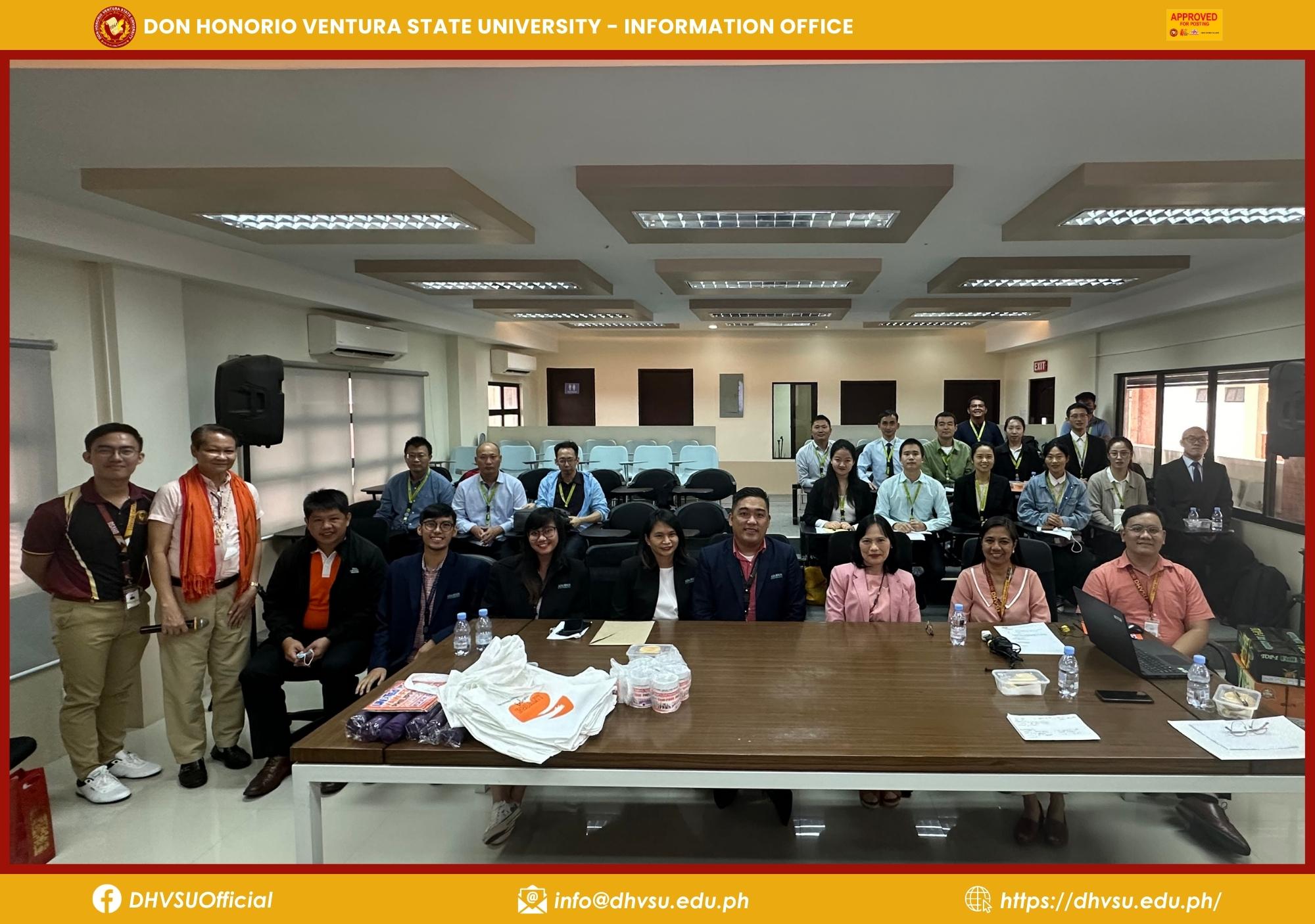 AdU graduate school engages at DHVSU’s PETE programs