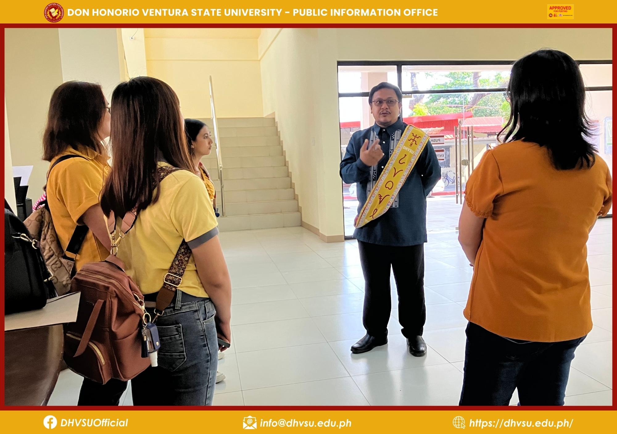 TSU-LMS explores DHVSU's museum through benchmarking visit