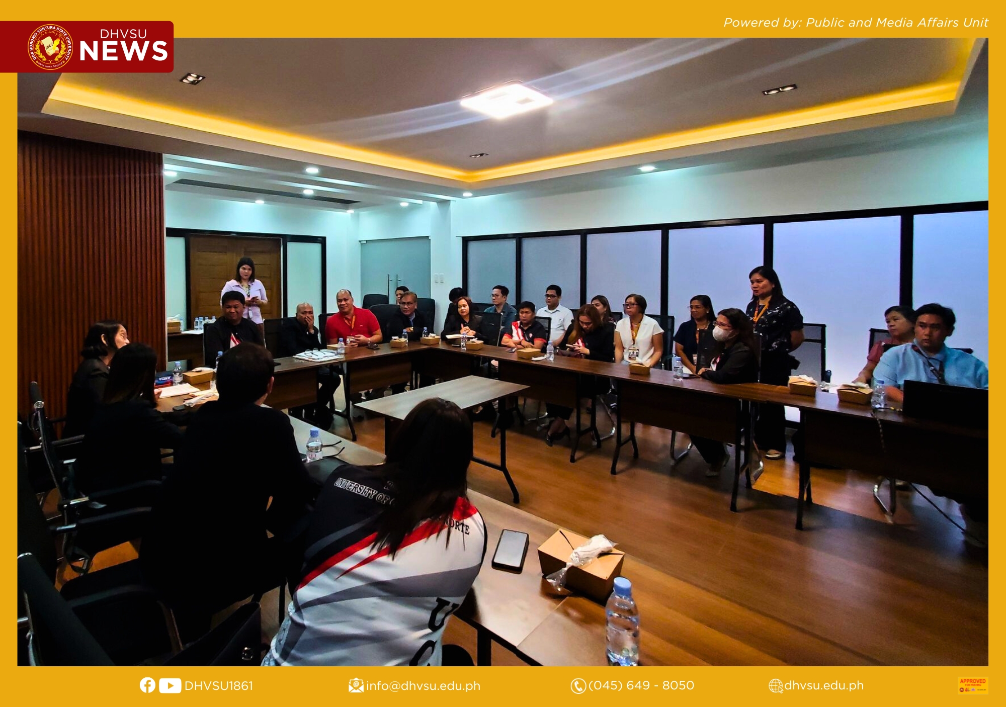 CNSC visits DHVSU for its best practices